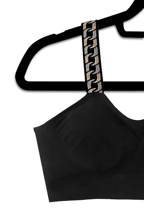 Strap-Its - Metallic Chain in Black – CAMI