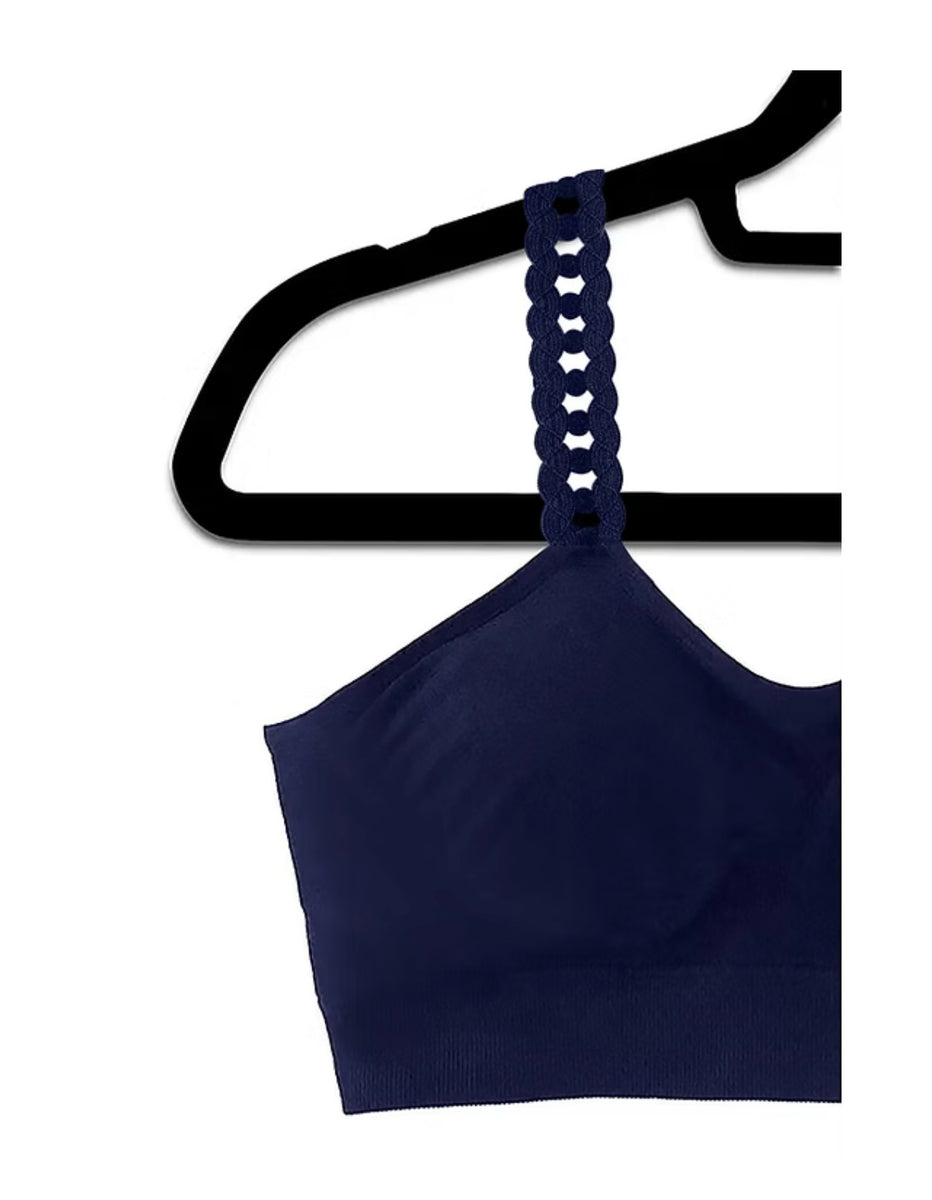 Strap-Its - Navy Loops on Navy Bra – CAMI