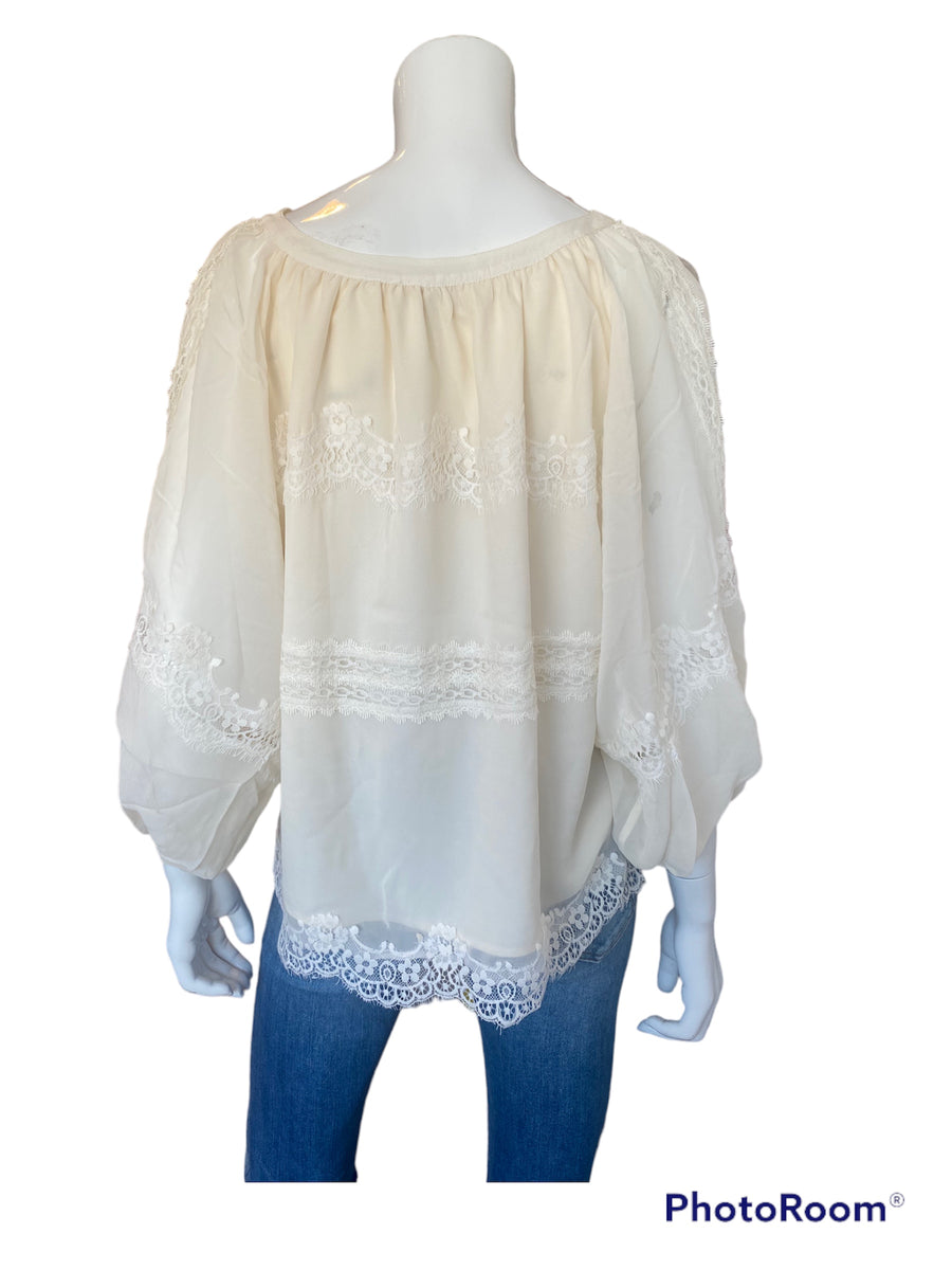 Gold Hawk - Michaela Elouise Top - Dove – CAMI