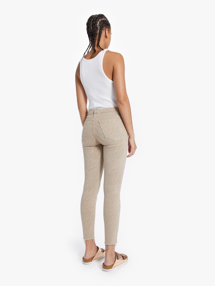 Mother- The Looker Ankle Fray in Sweet Stripes – CAMI